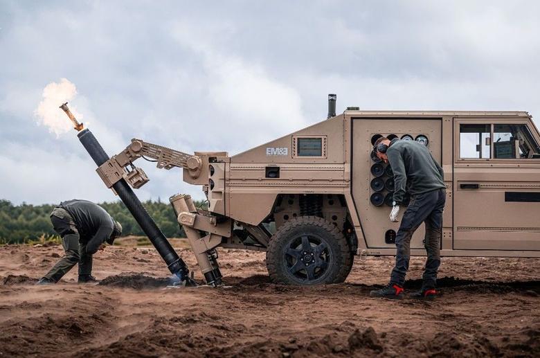 Новый боевой танк EMBT-ADT 140 оснащен 140-мм пушкой AscalonR ...