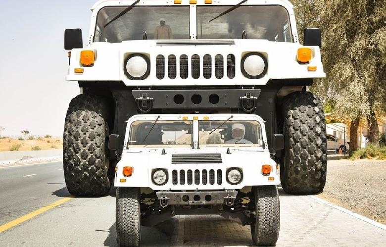 Мир Технологий: Огромный Hummer H1 «X3» Rainbow Sheikh в три раза ...